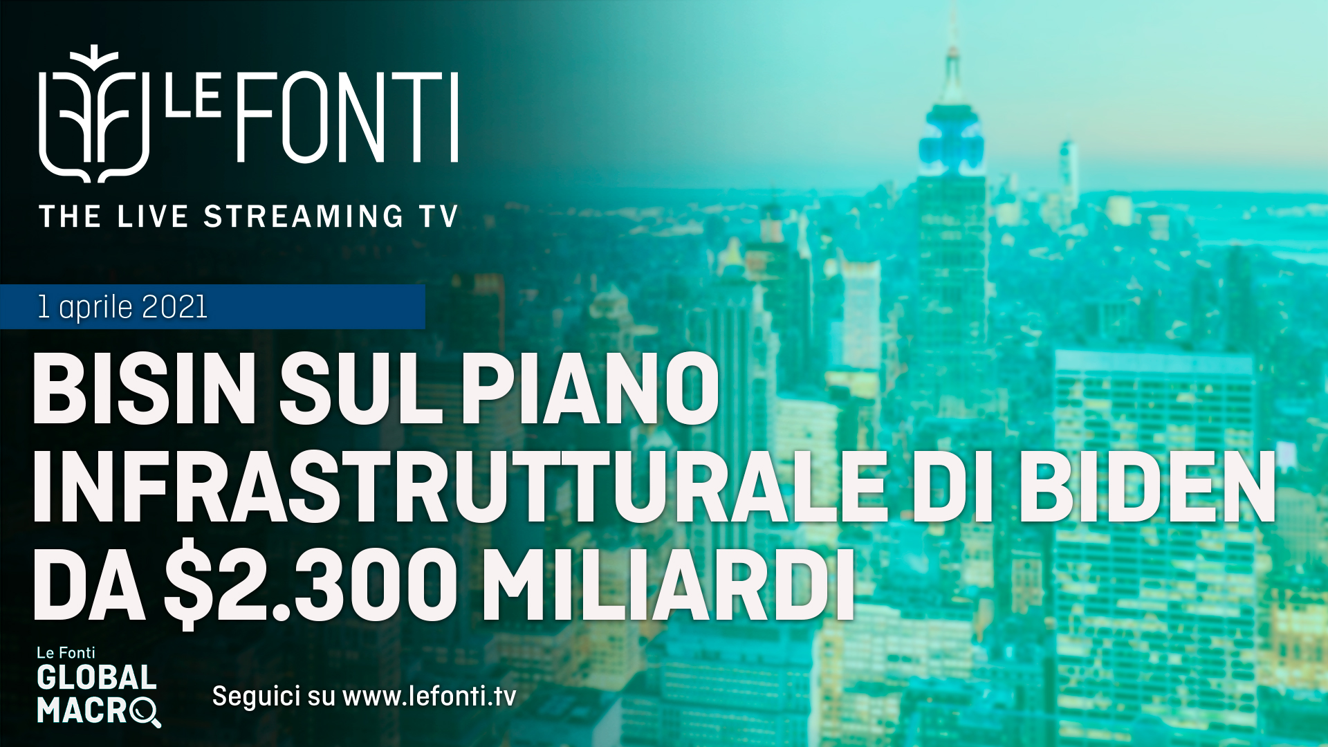 Bisin sul piano infrastrutturale di Biden da $2.300 miliardi