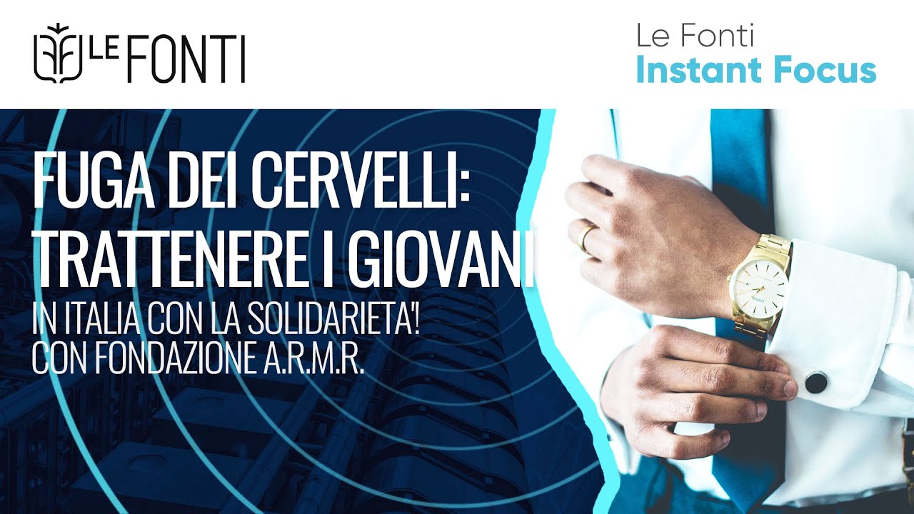 Fuga dei cervelli: trattenere i giovani in Italia con la solidarietà!